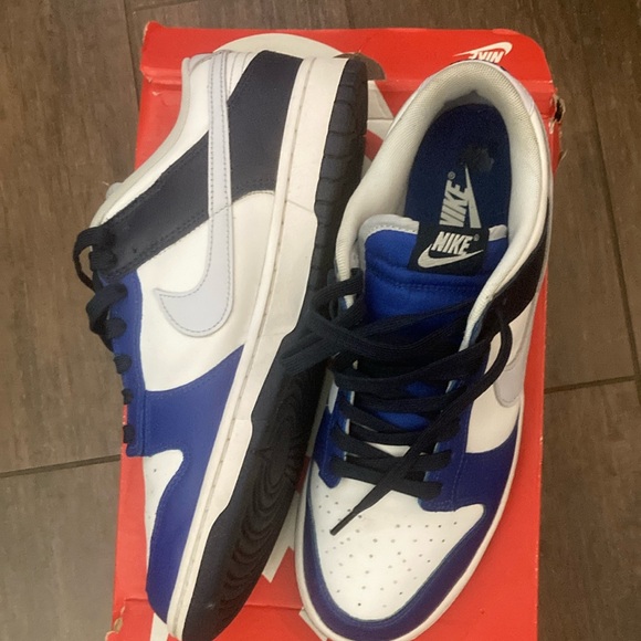 Nike | Shoes | Used Nike Dunk Low Racer Blue Mens Size | Poshmark